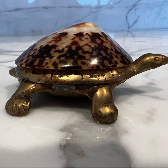 Reflections Kiawah Island | Accents | Vintage Brass Shell Turtle ...